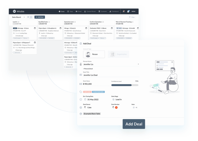 Lead Capturing Management - Wisible